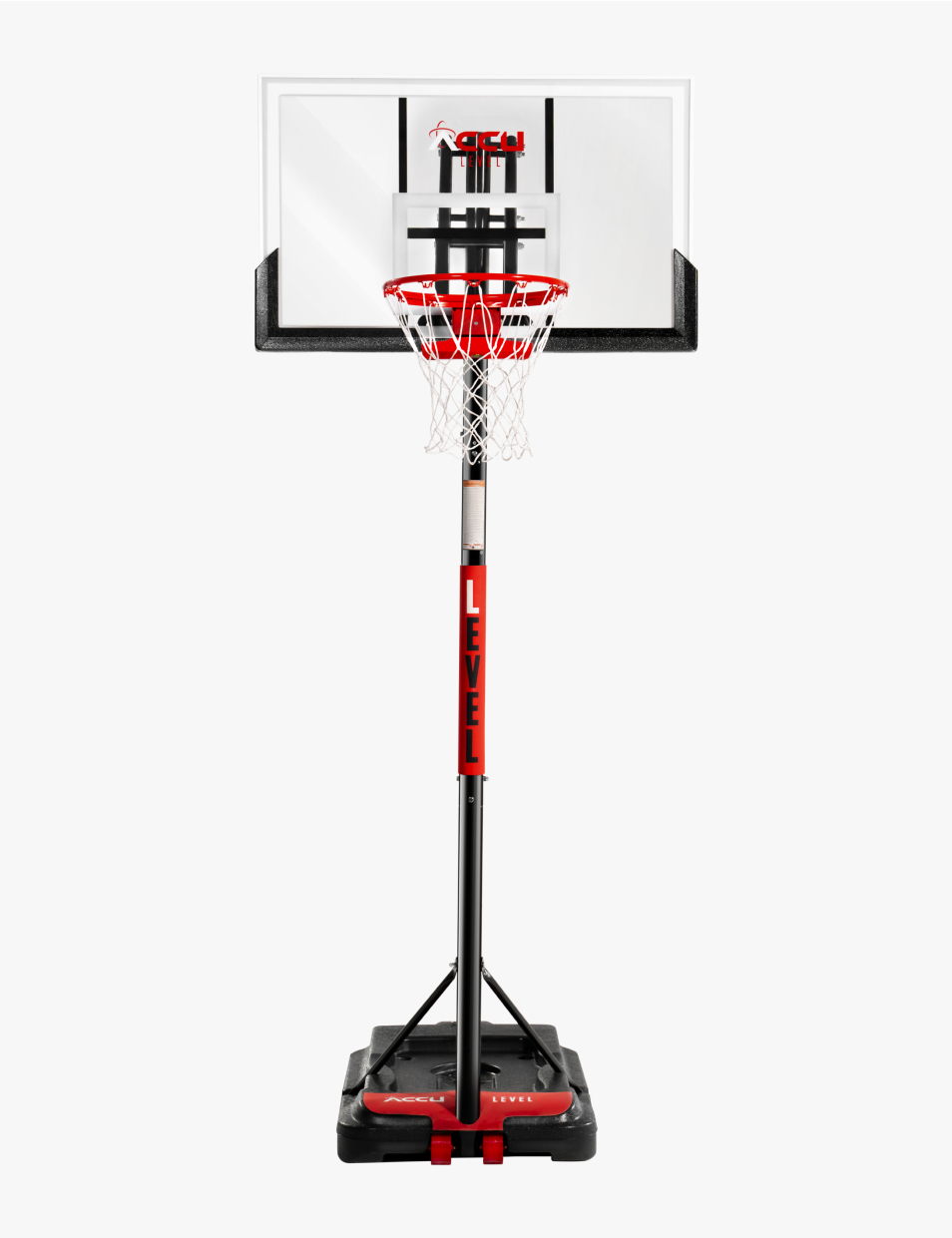 ACCU LEVEL Swift Lift Basketball Hoop Adjustable Portable Size 44"